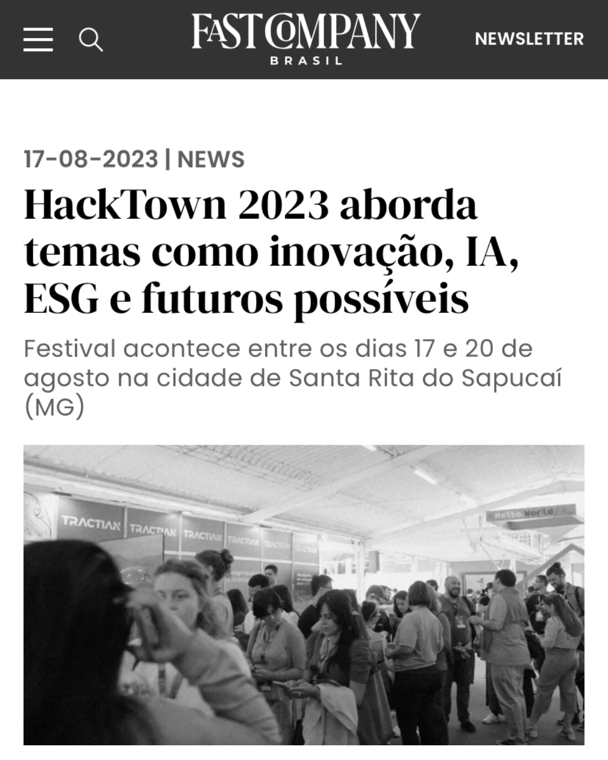 Imprensa – HackTown 2025
